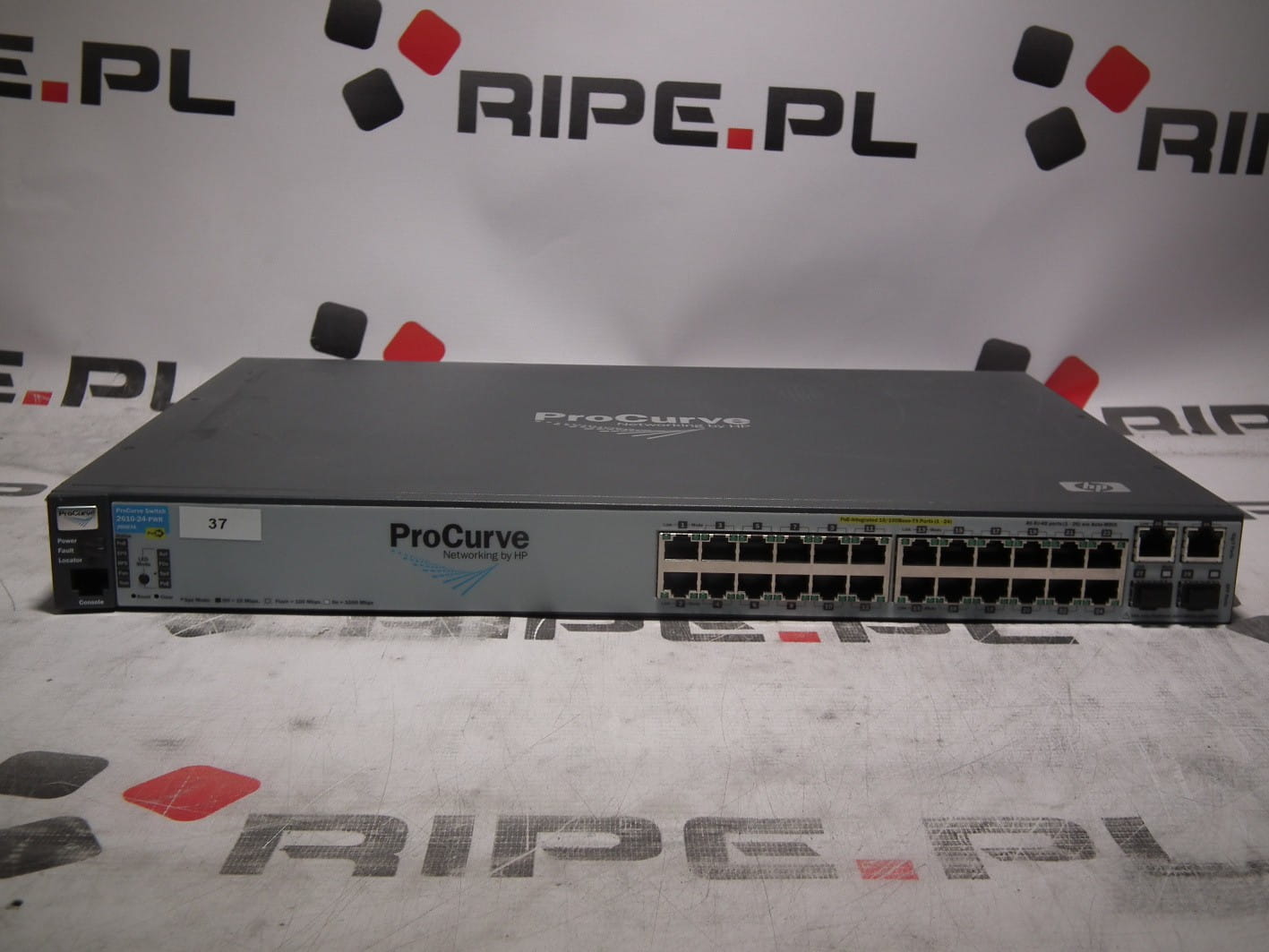HP 2610-24-PWR J9087A 24x10/100 2x1000 POE, + uchwyty RIPE.pl ...