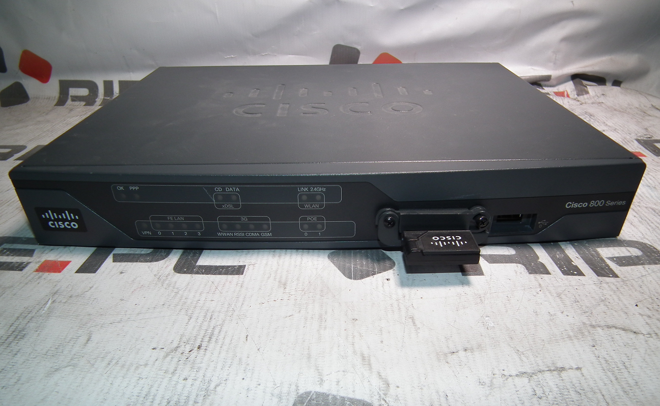 router CISCO 800 + modem PCEX-3G-HSPA-G RIPE.pl Poleasingowe Serwery ...